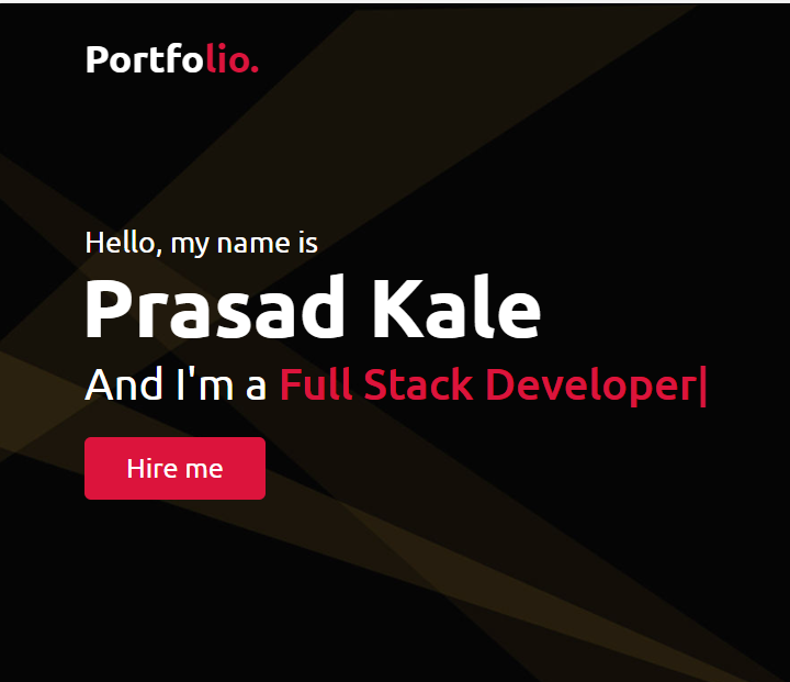 Personal Portfolio Website